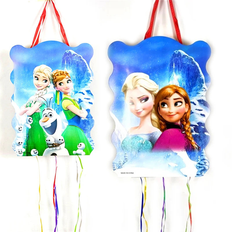 1pcs/lot Frozen Elsa Princess Theme Pinatas Girls Kids Favors Happy ...