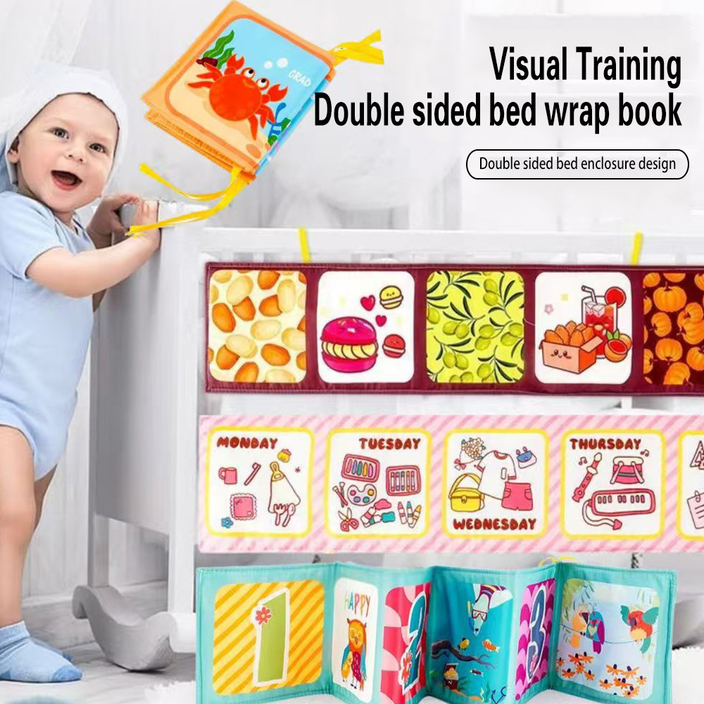 Educational Soft Book For Months 0-12 Newborns Baby Montessori Toys ...