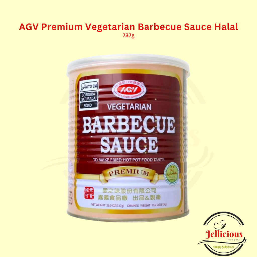 AGV Premium Vegetarian Barbecue Sauce Halal 737g | Shopee Philippines