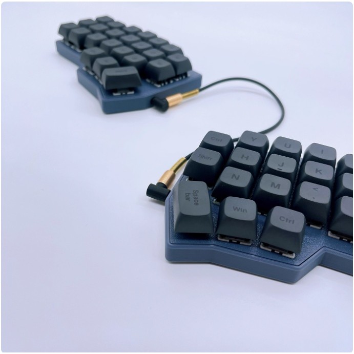 CORNE Sw35 Two-handed split QMK split hot-swappable RGBVIAL left and ...
