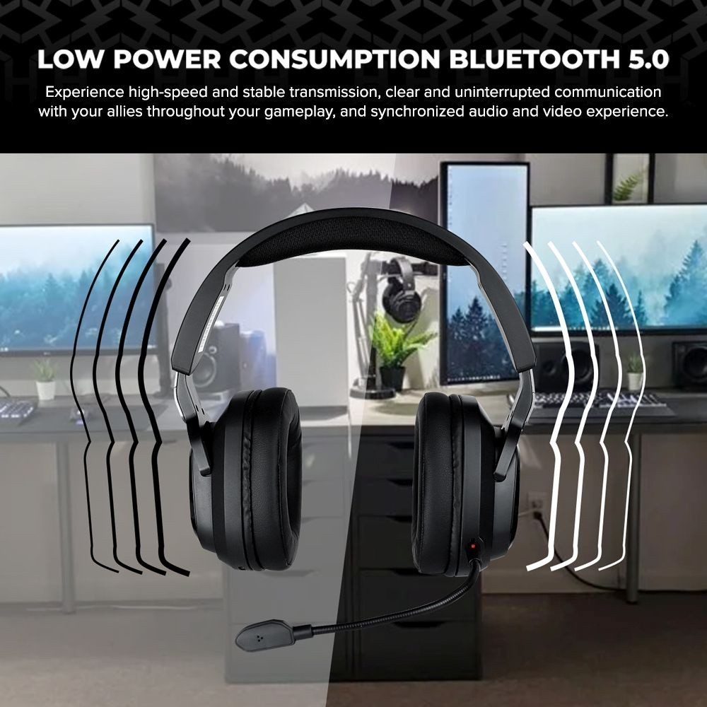 RAKK LIMAYA/ LIMAYA + Trimode RGB Gaming Wireless Headset| Black ...