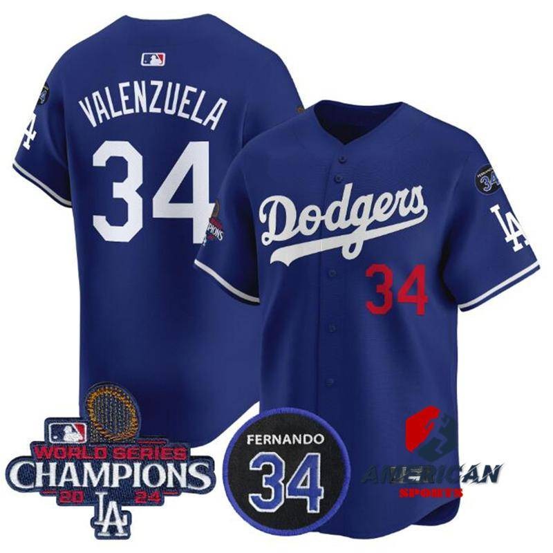 Men's MLB Los Angeles Dodgers Valenzuela 2024-25 World Series Champions ...