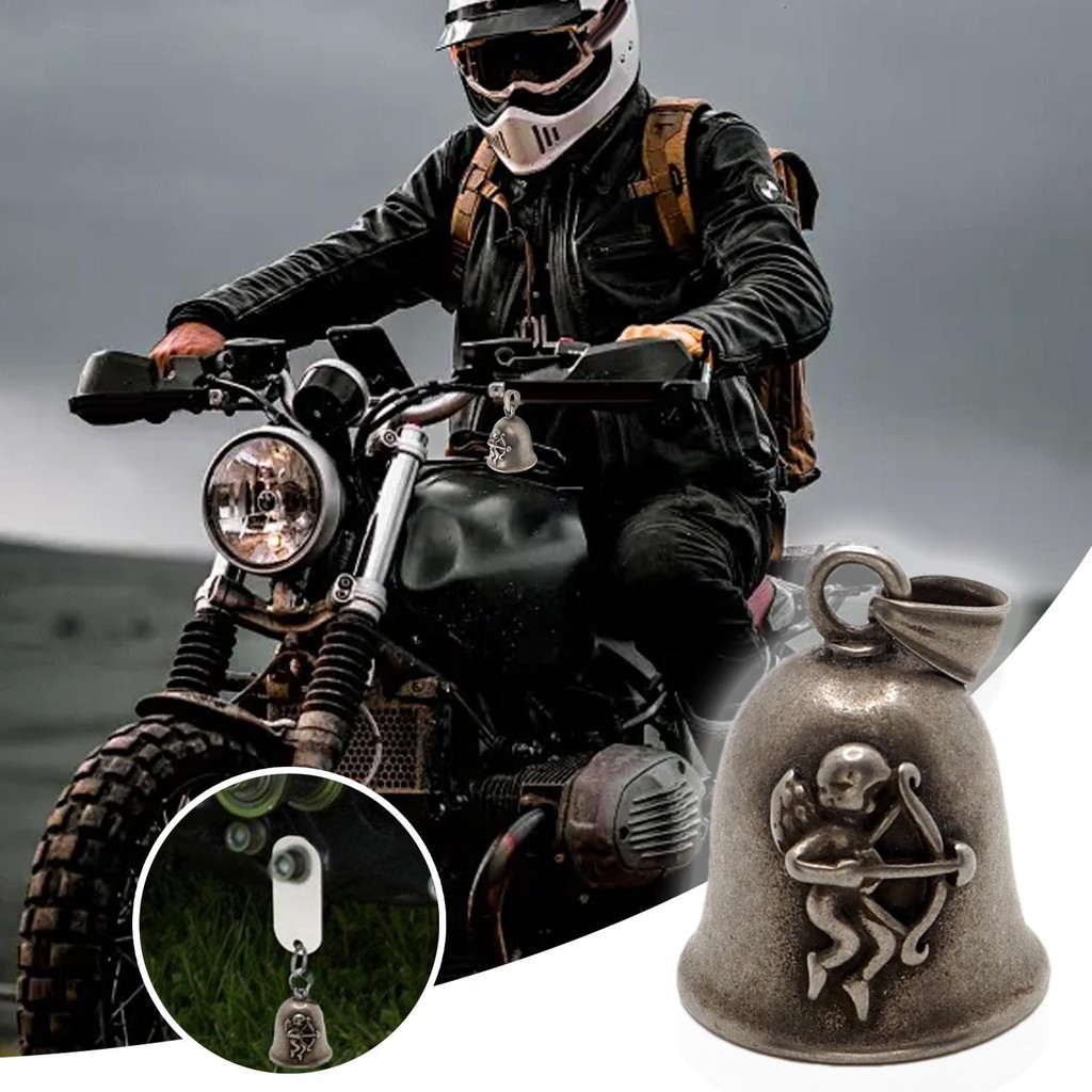 Riding Bell Motorcycle Good Luck Bell Praying Guardian Lucky Bell ...