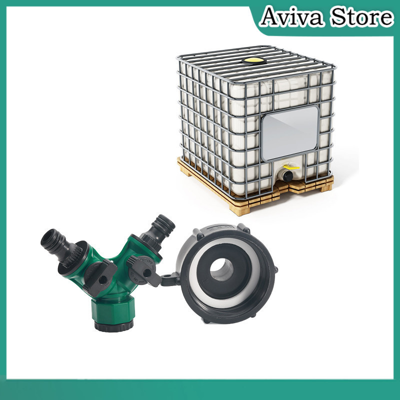 IBC Tank Adapter Y Shaped Quick Valved Connector Tap Connector Valve ...