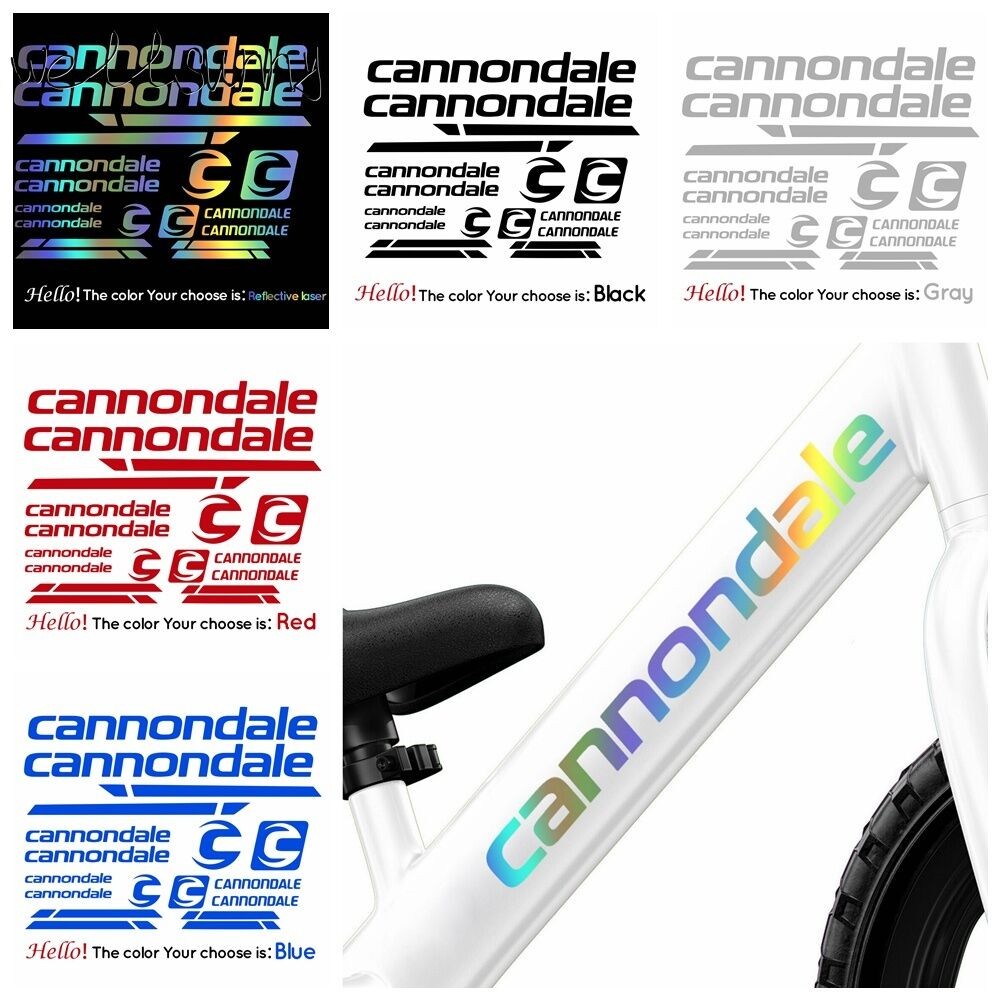 CANNONDALE Frame Sticker Decal for Mountain Bike/Road Bicycle Decor ...