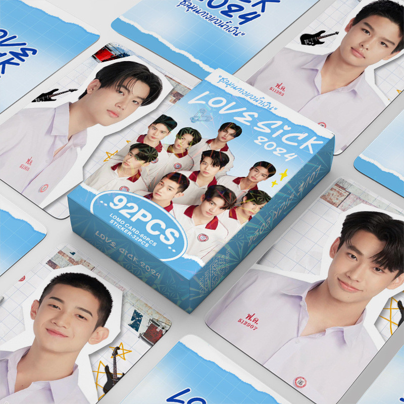 Thailand Lovesick The Series (2024) Photocard Lomo Card Postcard Sticker 92pcs/box | Shopee ...