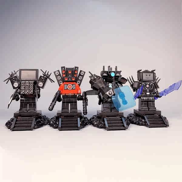 lego toys 2024 Titan TV Man 3.0VS Lightning Toilet Man Flight Monitor ...