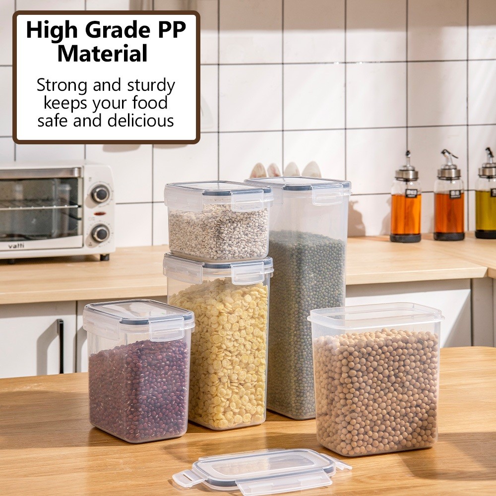 Food Sealed Storage Canister Dry Food Storage Containers Leak Proof ...