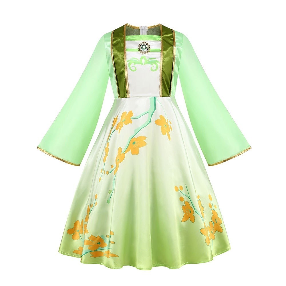 Hua Mulan Costume for Kids Girl Chinese Traditional Hero Mulan Hanfu ...