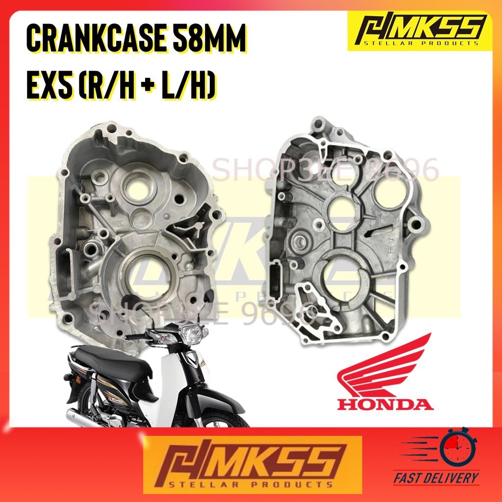 CRANKCASE COVER / KULIT ENJIN HONDA EX5 POWER (L/H KIRI) | Shopee ...
