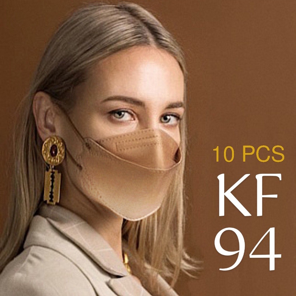 10 PCS KF94 Light OMBRE Coffee Thick Luxurious Fish Style Korean ...