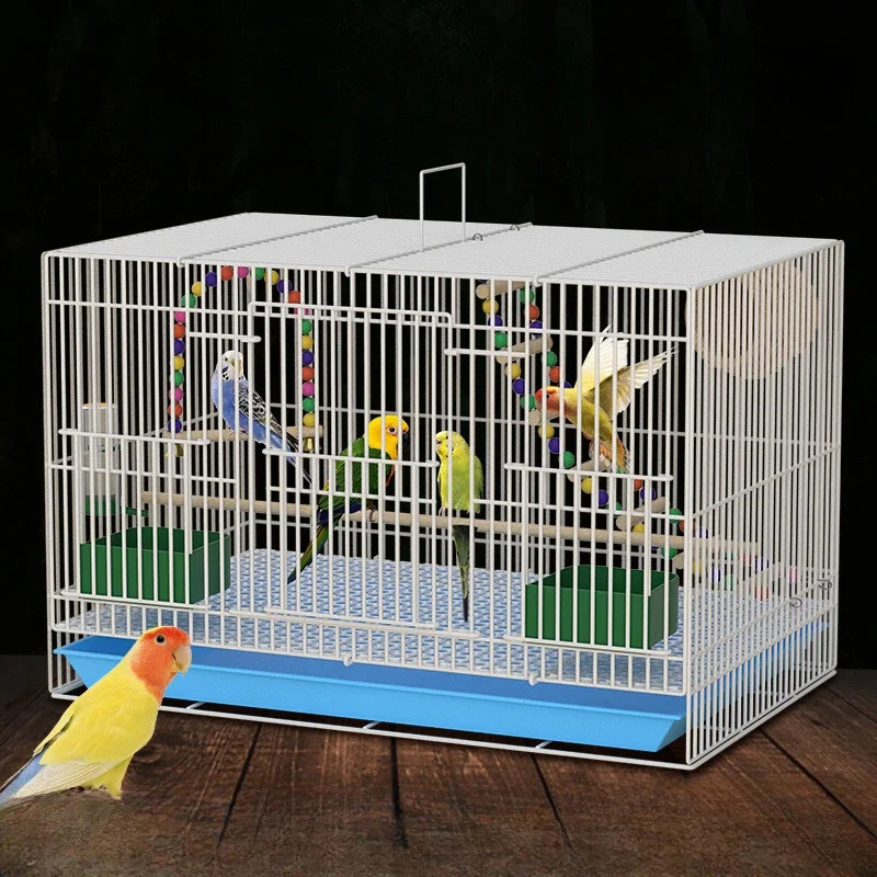 Wire Rectangular Small Cage for Small Birds and Canaries Rekord ...