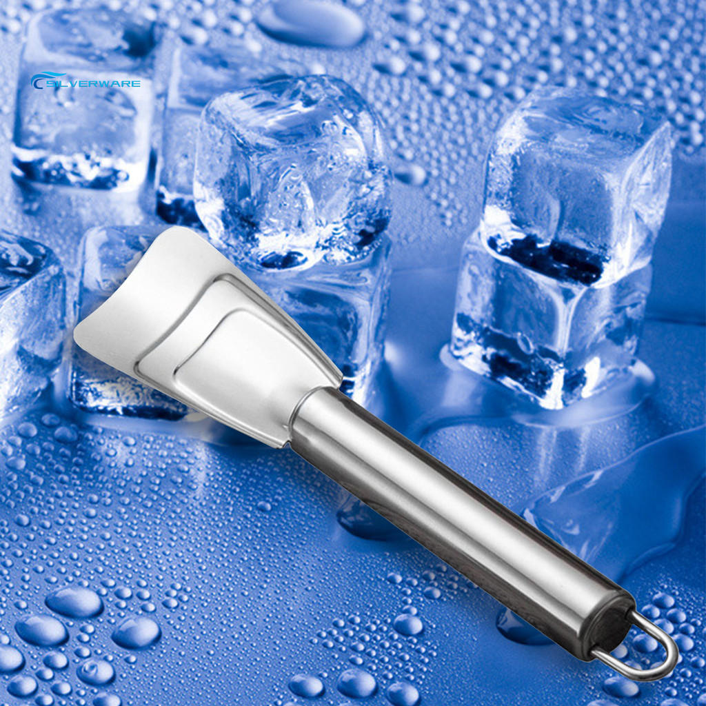 [SILVE] Ice Shovel Curved Design Easy Hanging Stainless Steel Sharp ...