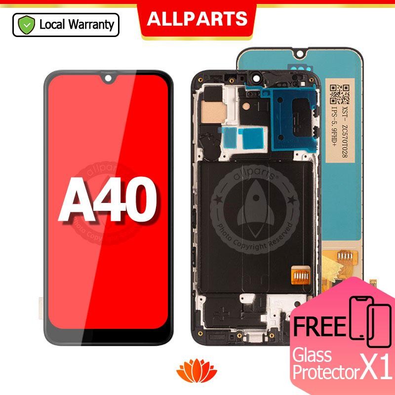 Allparts Display For Galaxy A40 Lcd Touch Screen Digitizer Replacement ...