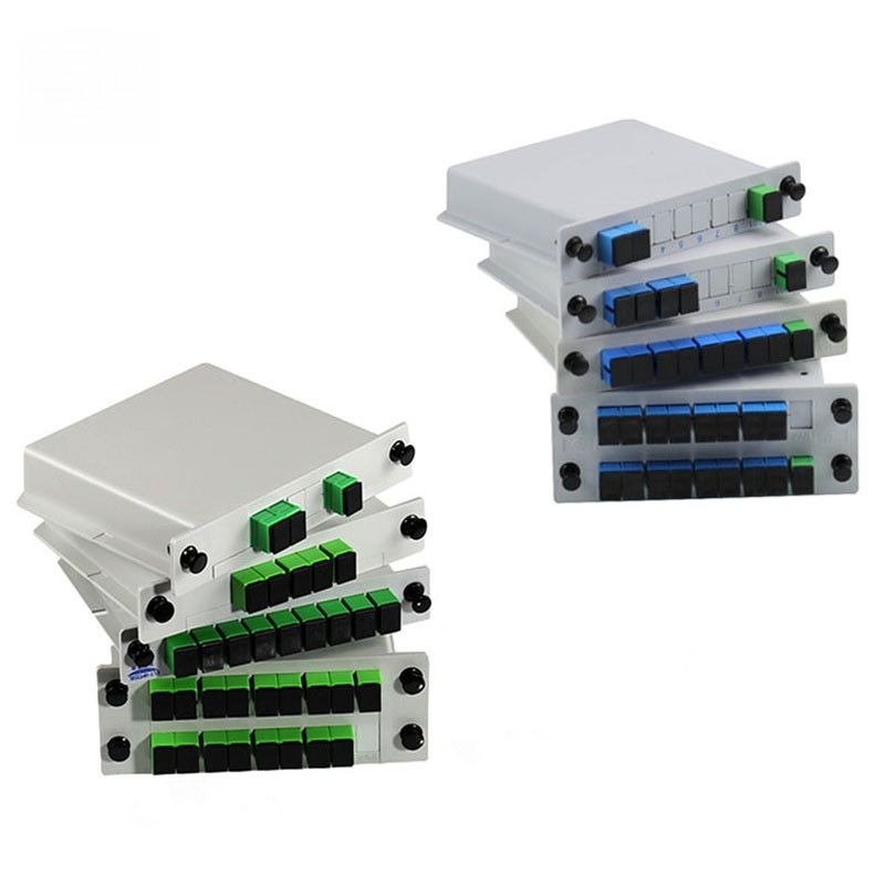 FTTH PLC 1X2 / 4 / 8/16/32 SC UPC And SC APC Splitter Optical Fiber ...