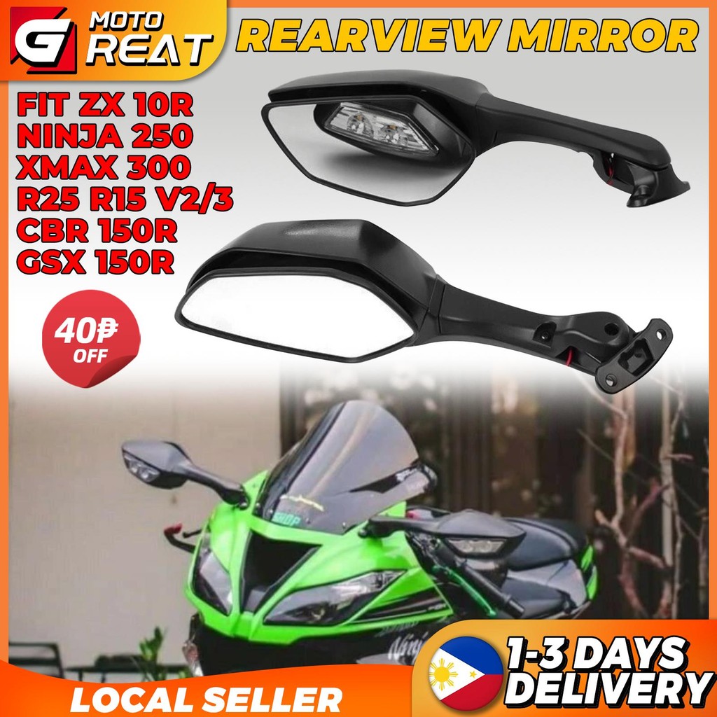 Mirror Zx Mirror Model ZX10R Universal Ninja,R25,Cbr,R15,Xmax,Nmax,Pcx ...