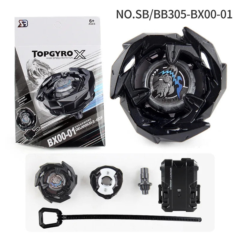 Beyblade Burst X BX00-01 Dran Sword Black Beyblade Xtreme with Launcher ...
