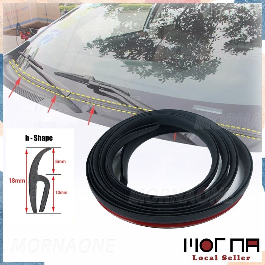 Universal 2M Car Window Seal Strip Front Windshield Weatherstrip Seal ...