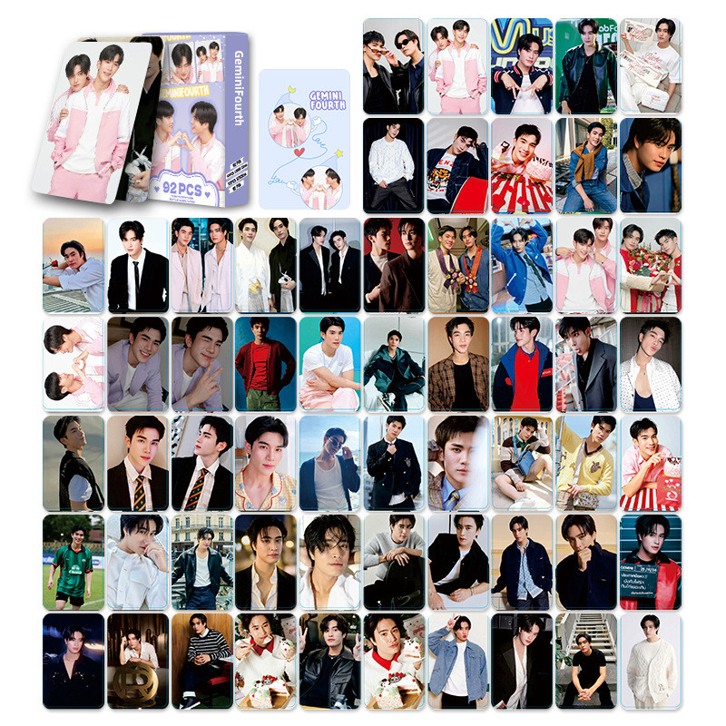 92-96pcs Thai Star Gemini Fourth Lomo Cards Joong Dunk Winny Satang ...