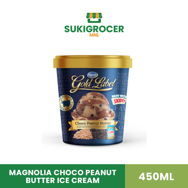 Magnolia Choco Peanut Butter Ice Cream 450ML | Shopee Philippines