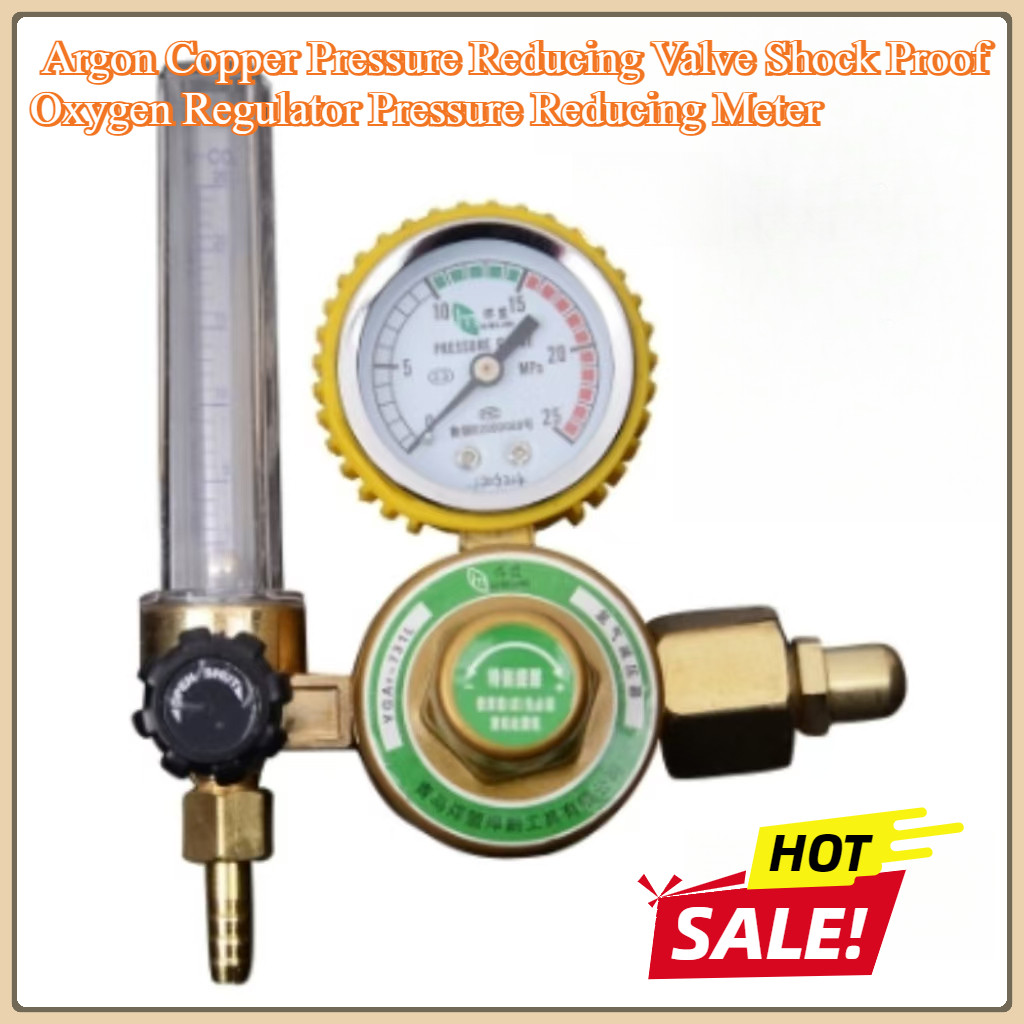[Fast Deliver] Argon Regulator Copper Pressure Reducing Valve Shock ...