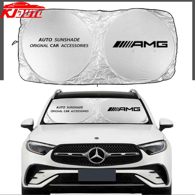 Benz AMG Car Windshield Sunshade Auto Window Heat Shield For Mercedes ...