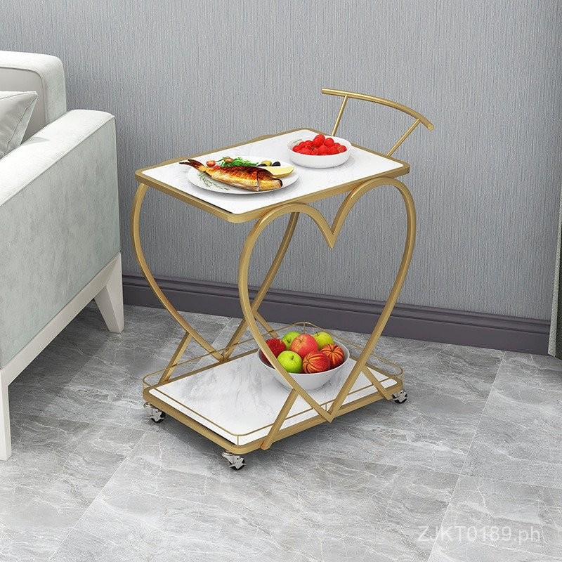 Restaurant Trolley Cart Snack Serving Cart Hotel KTV Lighted Dessert ...