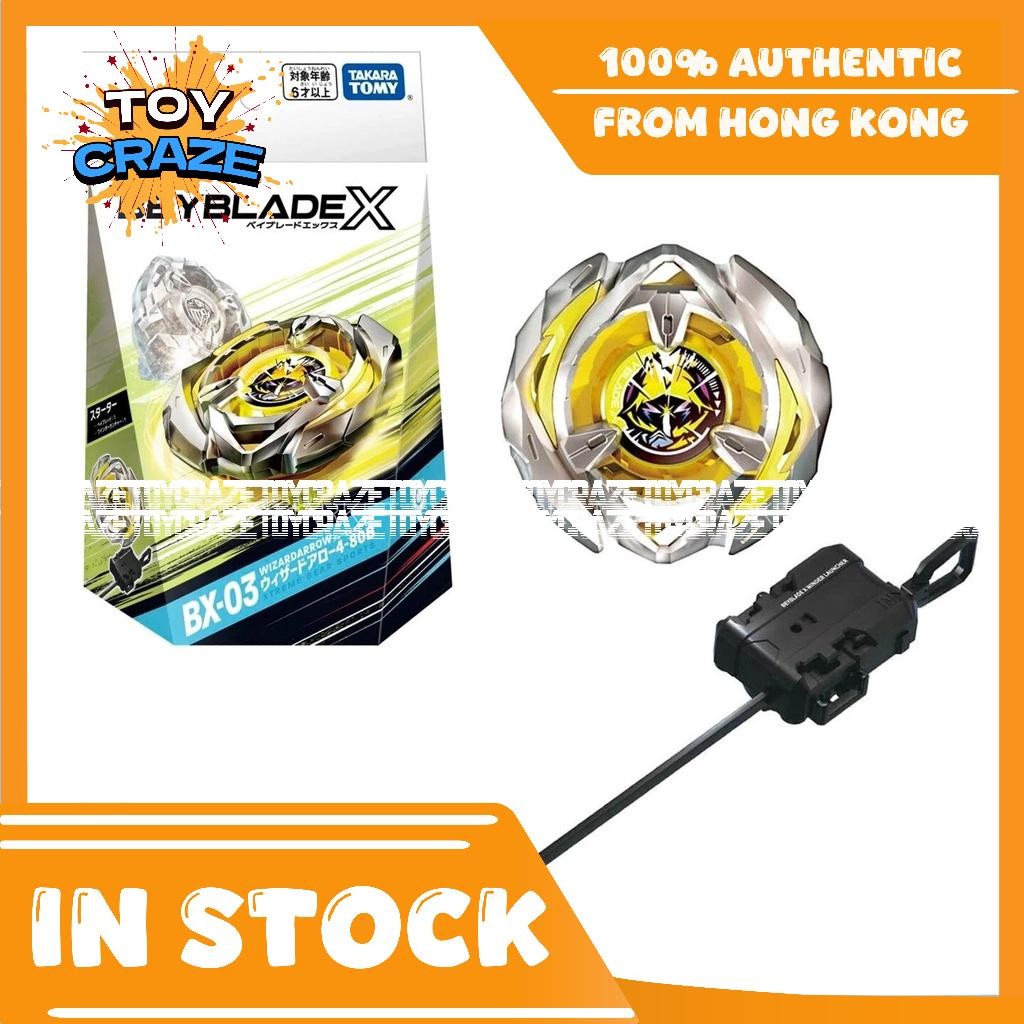[Authentic] Takara Tomy Beyblade BeybladeX Starter BX-03 Wizard Arrow 4-80B | Shopee Philippines