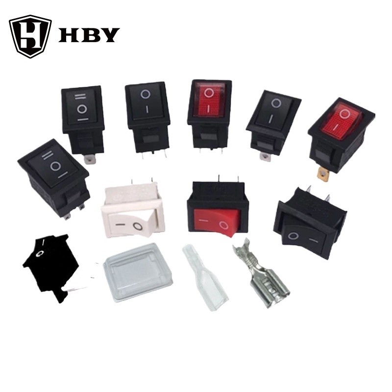 KCD1-101 15*21mm 3Pin/4Pin with LED ON/OFF marine rocker switch car ...