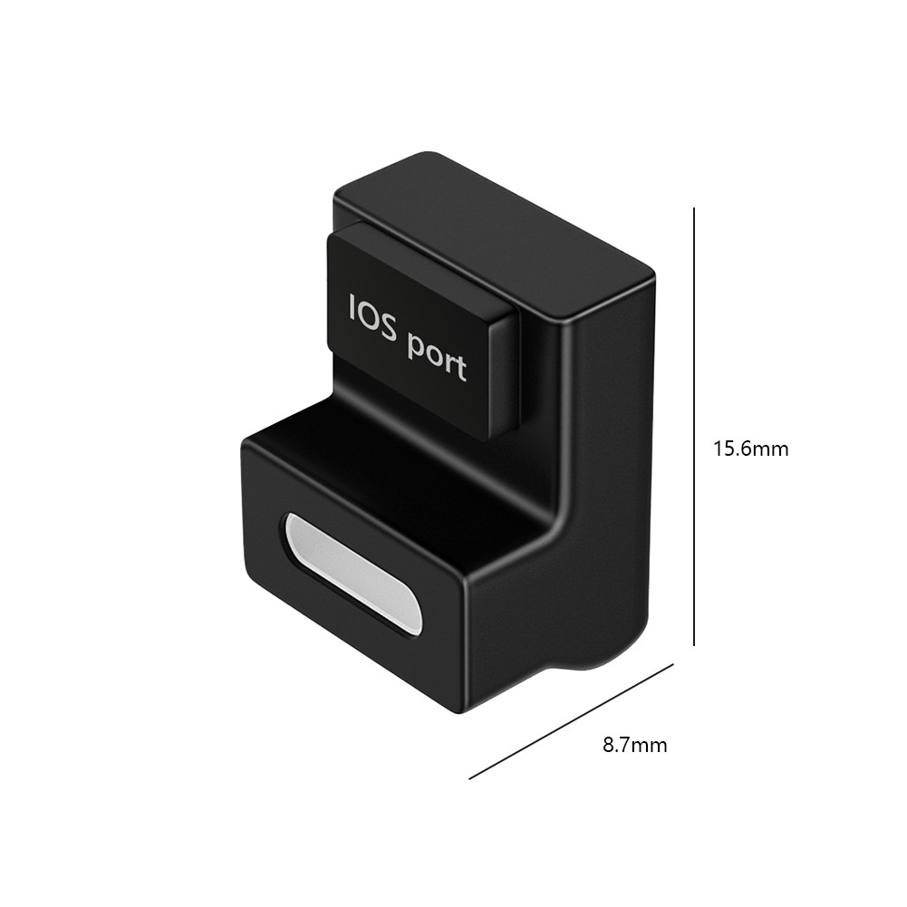 Type-C Female 5V 2.4A To 8 Pin Adapter 180 Degree Angled for Laptop ...