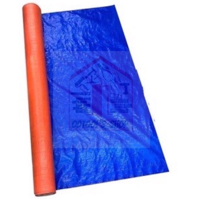 Blue Sack Sakolin waterproof (per meter) construction cover sakoline ...