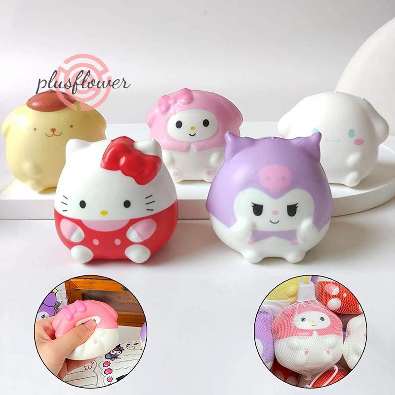 Sanrio Kawaii Hello Kitty Melody Deion Kuromi Cinnamoroll Stress Relief ...
