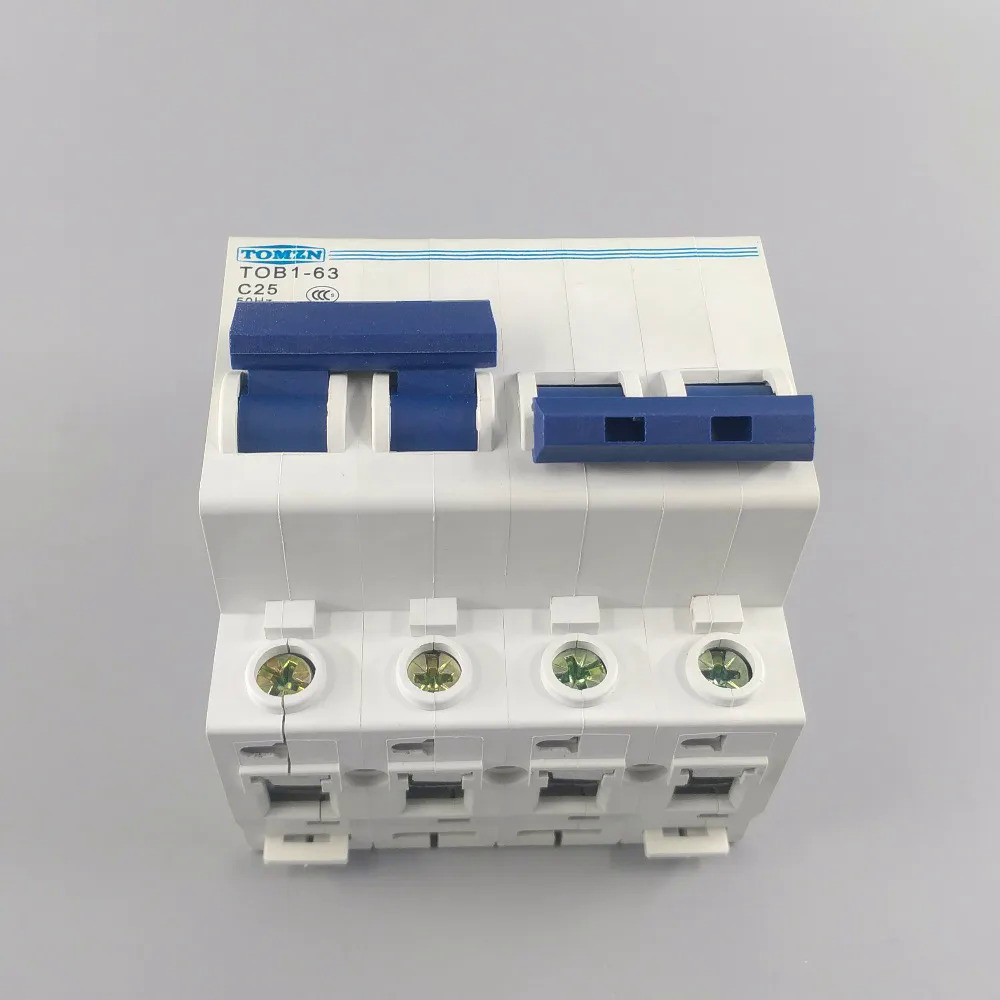 2P 25A MTS Dual power Manual transfer switch Circuit breaker MCB 400V ...