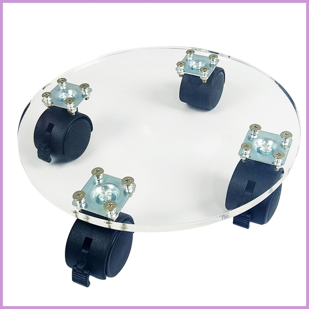 Plant Rollers with Wheels Rolling Planter Base Wheeled Flower Pot Stand ...