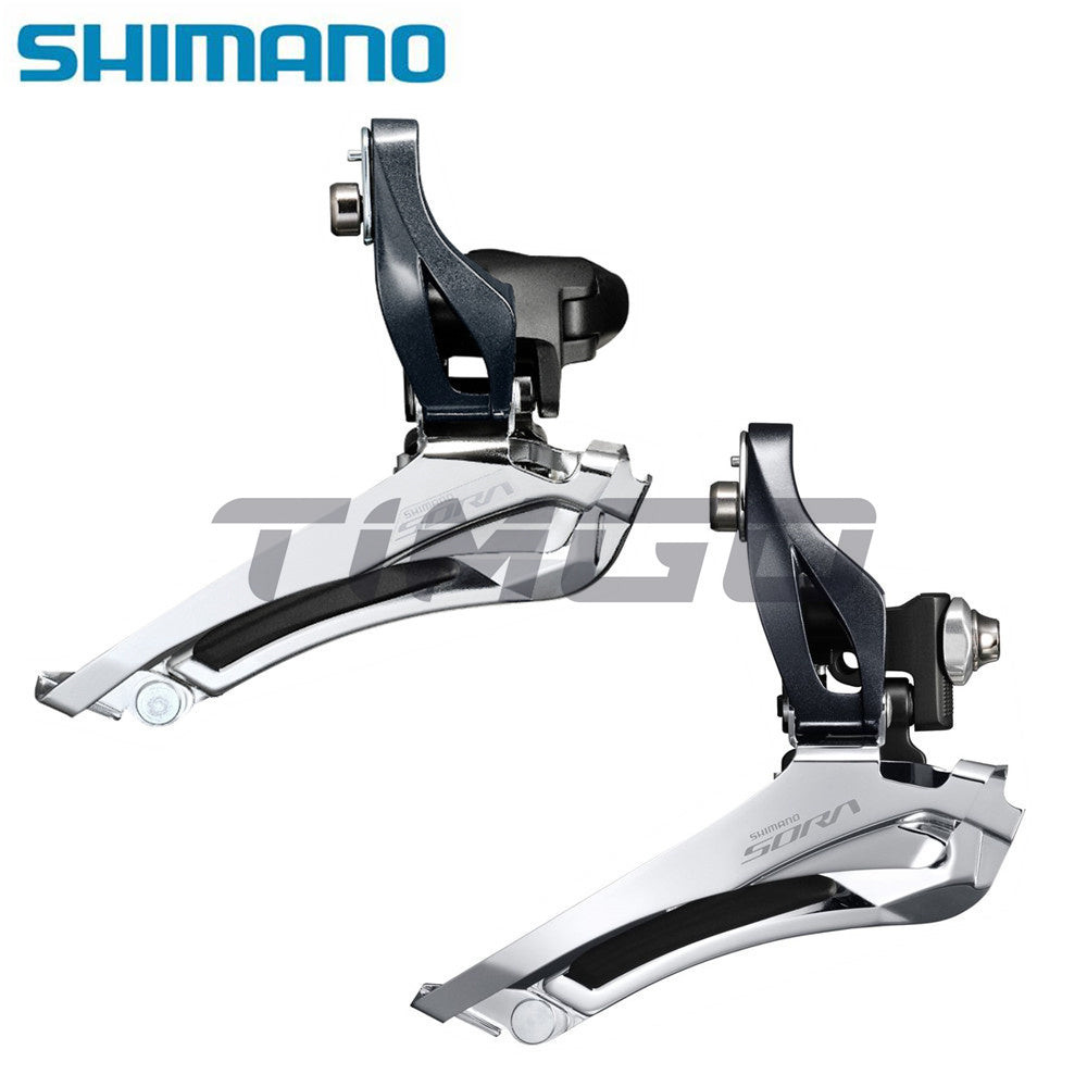 Shimano Sora FD-R3000 Road Bike 2×9 Speed Double Front Derailleur Braze ...