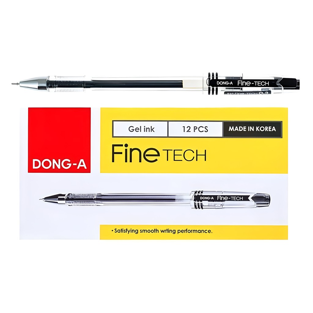 Dong-A Fine Tech Ballpen 0.2mm | 12pcs | Shopee Philippines