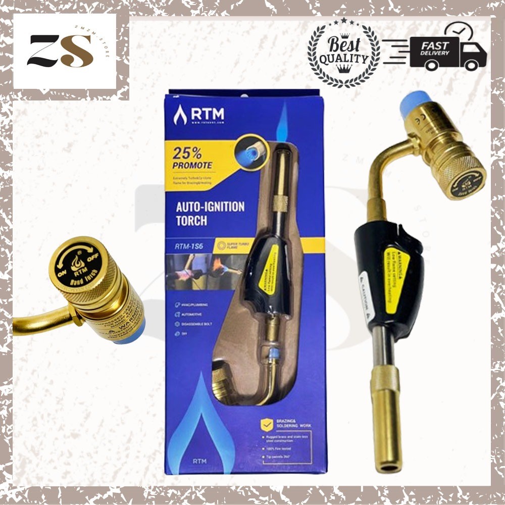 New Arrival Brazing Hand Torch 360 degrees RTM 1S6 WELDING TORCH KIT HAND TORCH MAPP GAS BURN ...