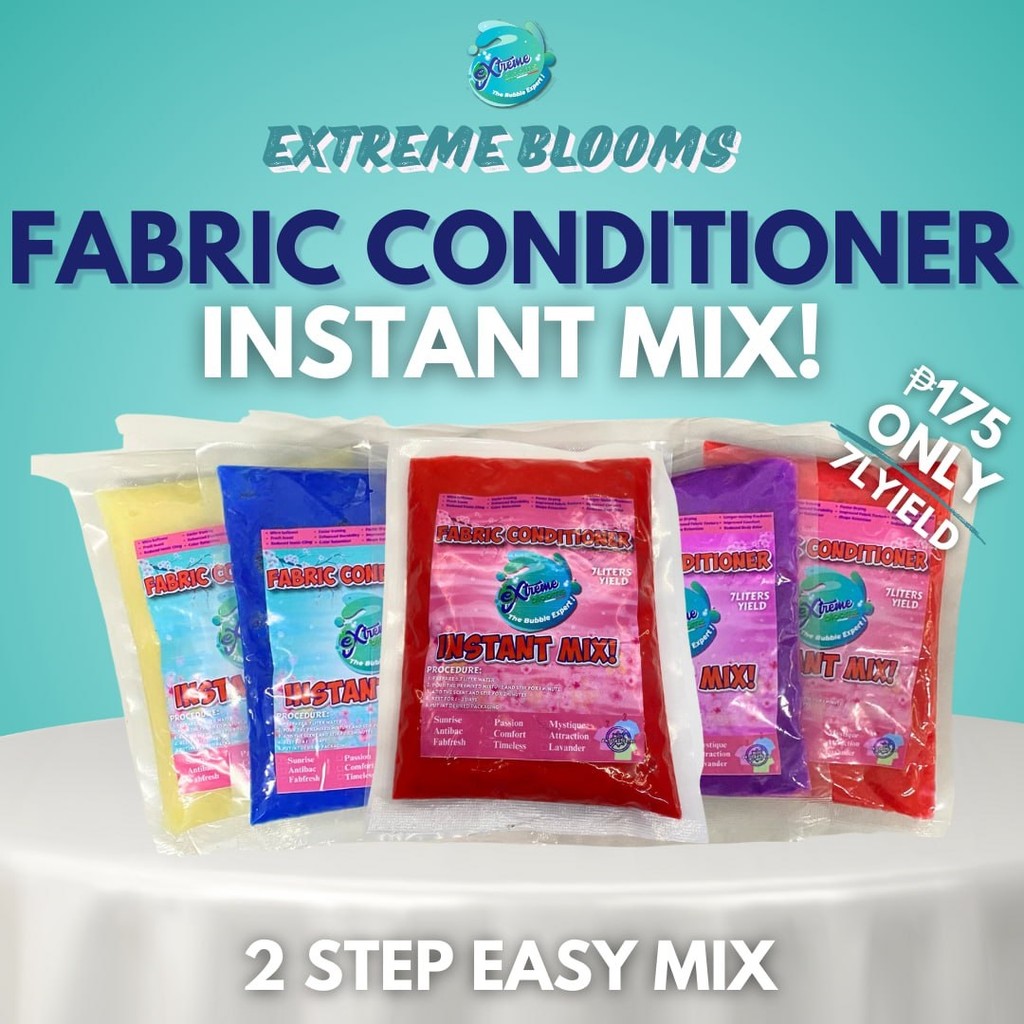 WOW INSTANT KIT FABRIC CONDITIONER JUST ADD WATER (2 EASY STEP MIX ...