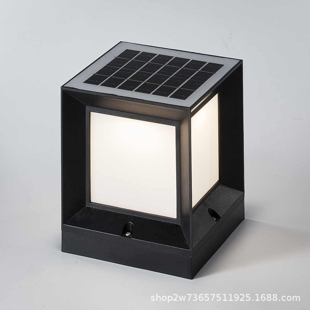 Outdoor Yard Lamp Villa Wall Lamp Outdoor Waterproof Door Square Solar ...