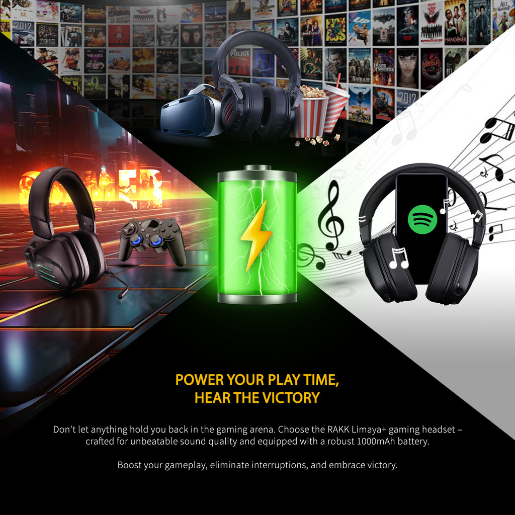 EasyPC | RAKK LIMAYA/ LIMAYA + Trimode RGB Gaming Wireless Headset ...