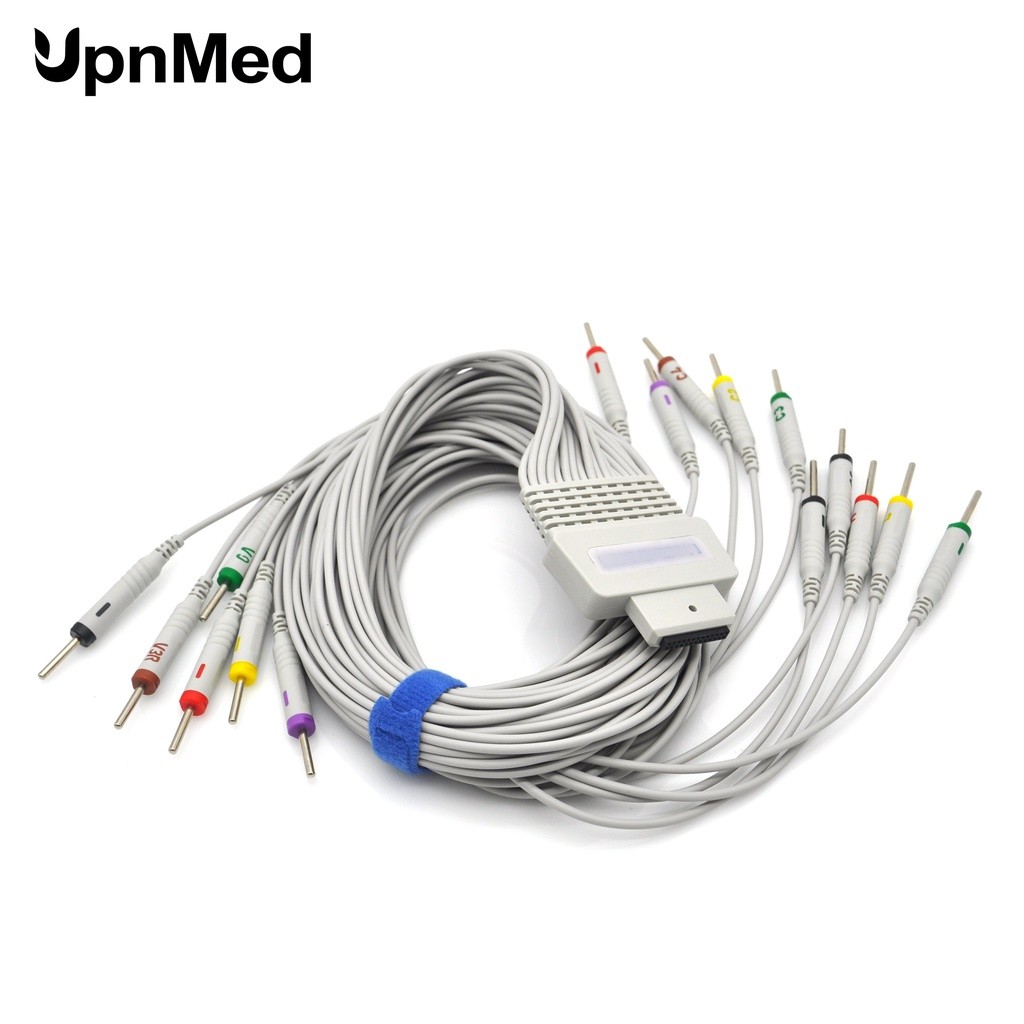 ECG Cable 18-lead ECG Holter Monitoring Recorder System For Medex ...
