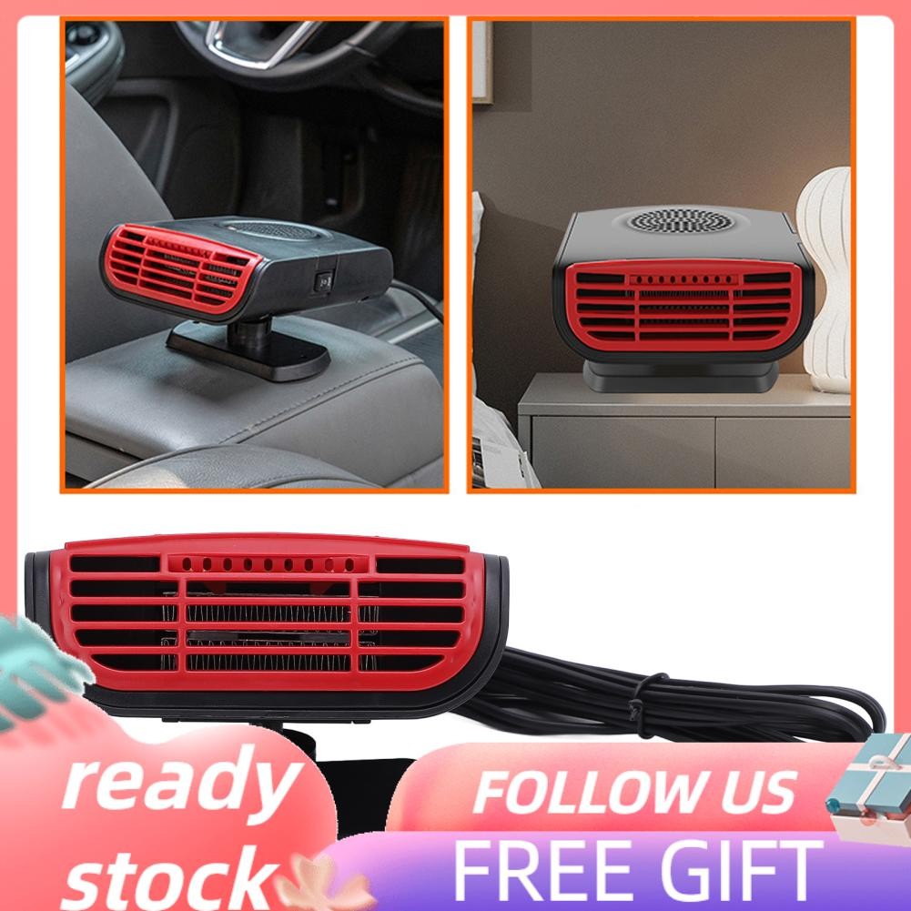 Hanhan1 Car Defrost Defogger Heater 360 Degree Adjustable Hot Wind ...