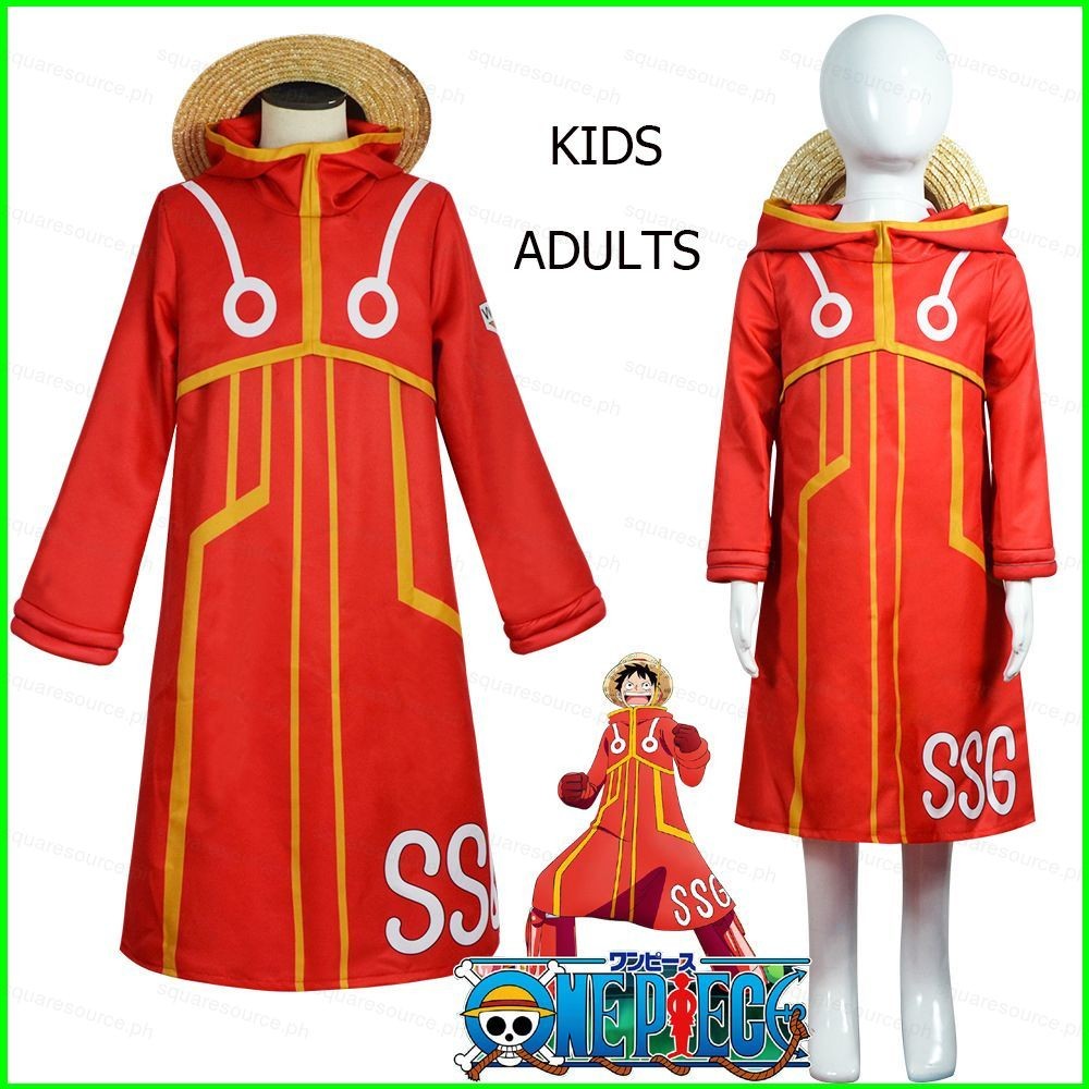 SQA One Piece Monkey D Luffy cosplay cloth Halloween party costume coat ...