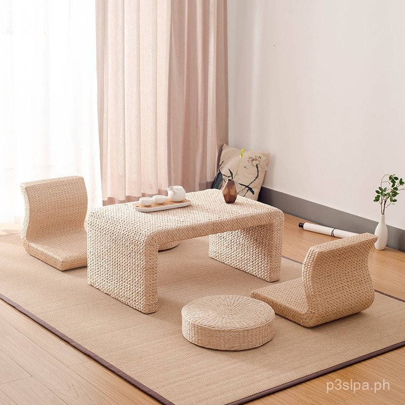 Straw Papyrus Japanese Tatami Tea Table Bay Window Table Small Table ...