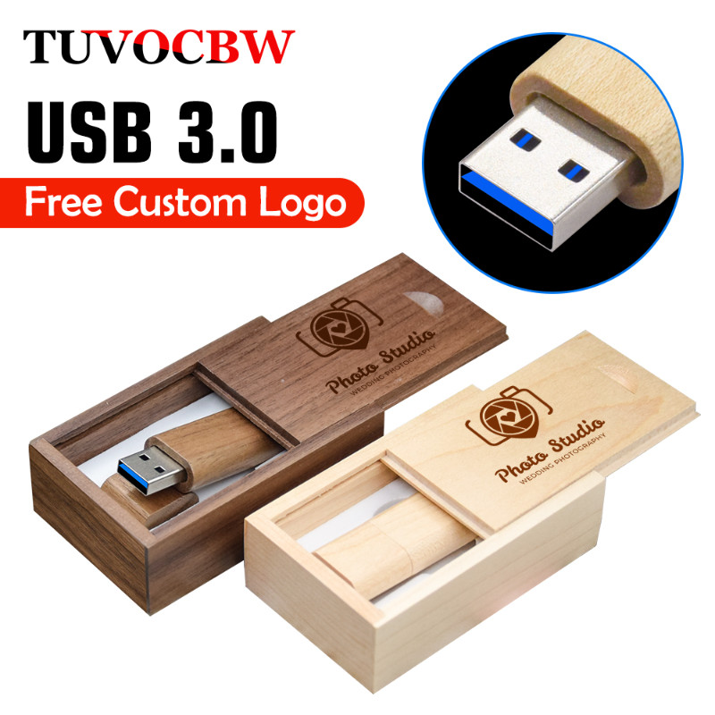 （Free Custom Logo）USB 3.0 Flash Drive 128GB Key Chain Gift Pen Drive ...