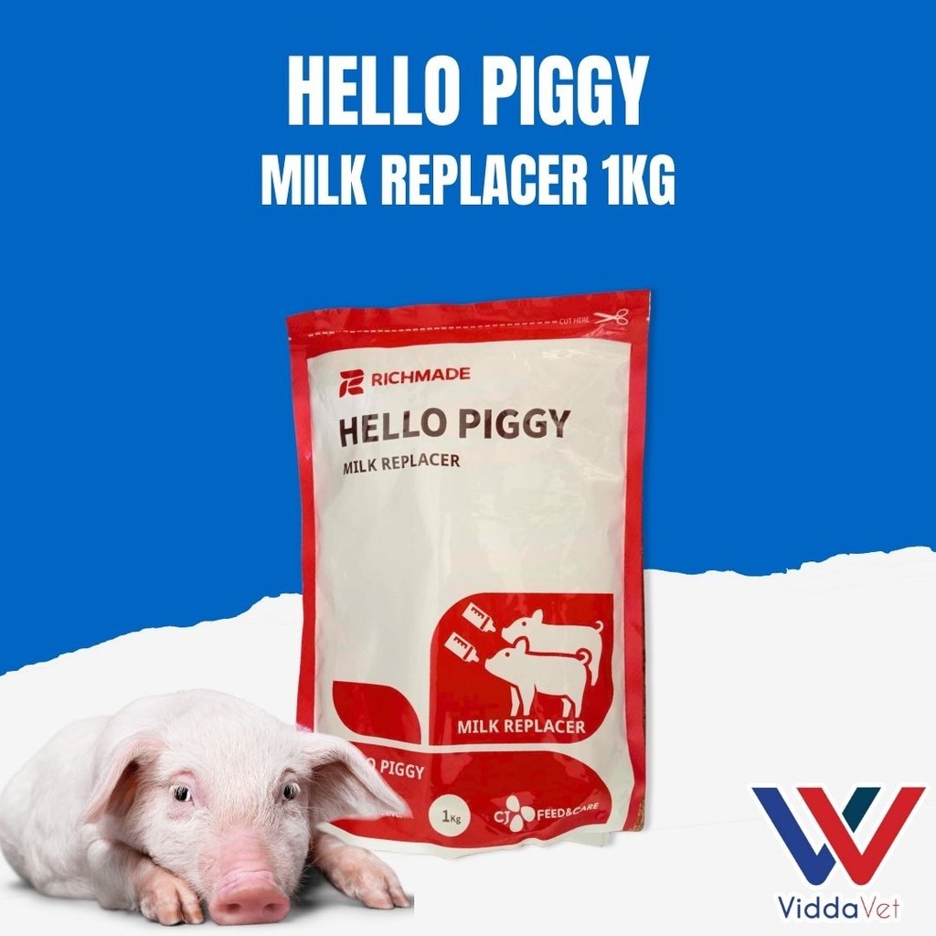 1kg Hello Piggy Milk Replacer Milk Formula for Young Pigs Healthy Start ...