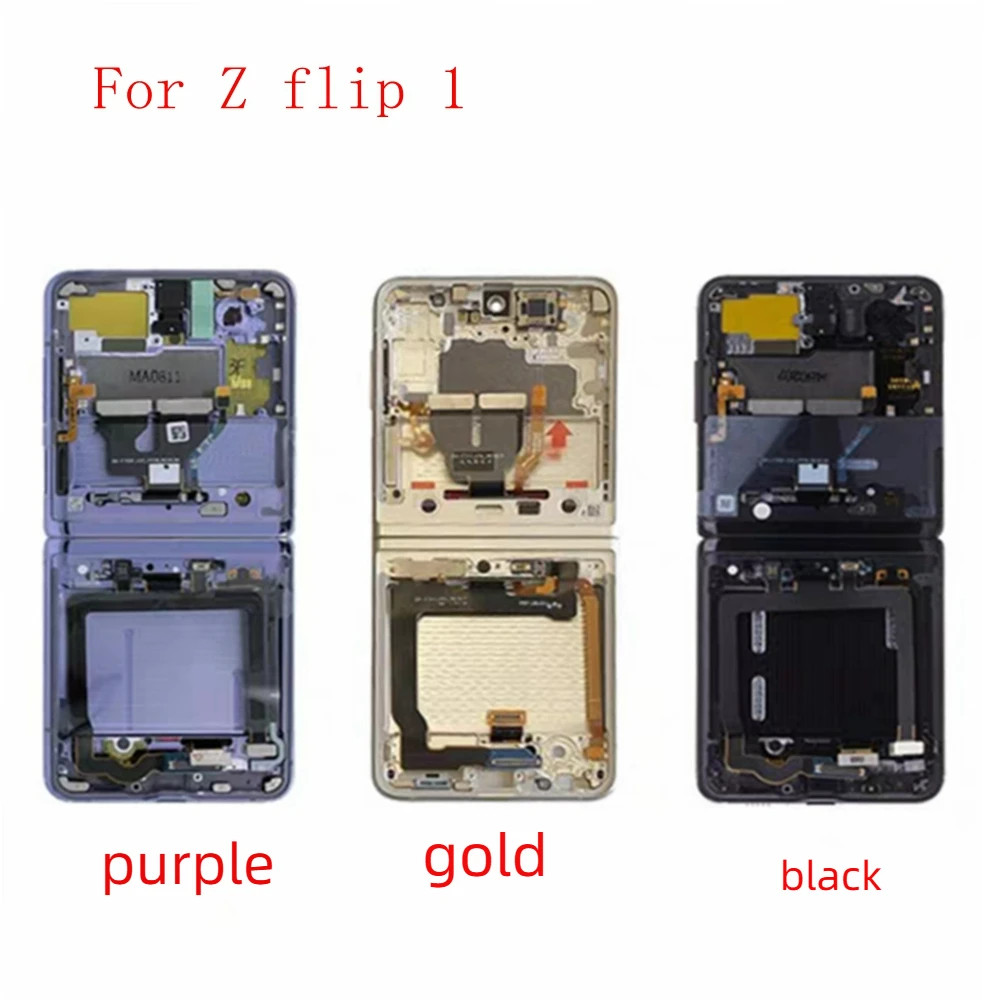 Amoled For Samsung Z flip 1 F700 SM-F700 inner LCD Display Touch Screen ...