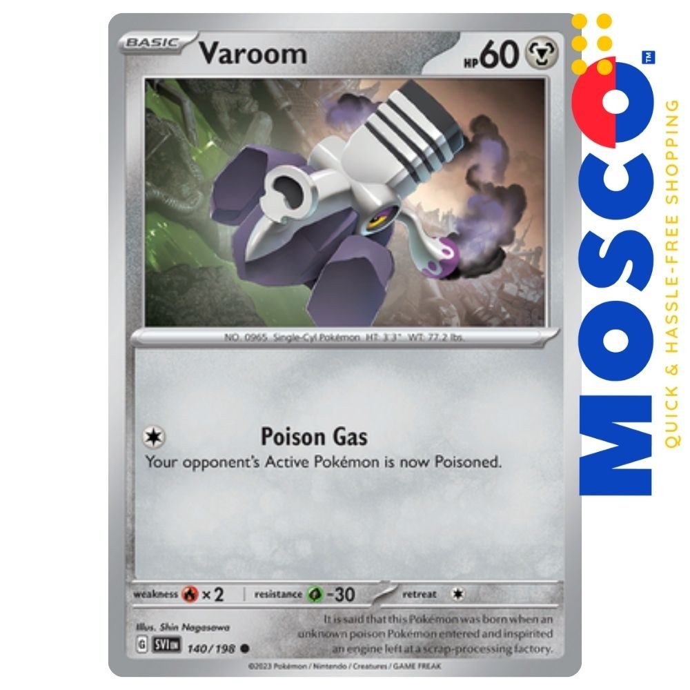 Varoom - 140/198 Scarlet & Violet (Base) | Pokemon TCG | Shopee Philippines