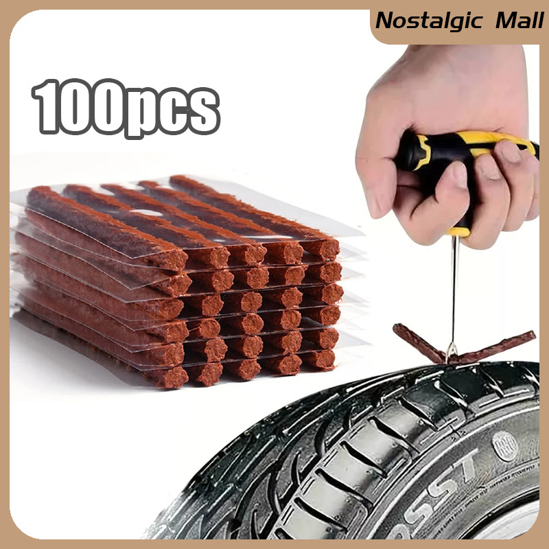 100Pcs Tire Puncture Repair Seal Strips Tyre Tubeless Seal Strip Tire ...