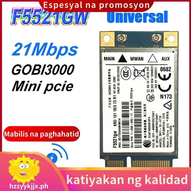 Universal F5521GW WWAN Card Gobi3000 HSPA EDGE 3G Card WWAN WANL WCDMA ...